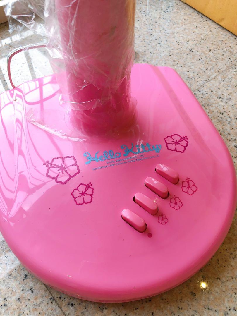 Sanrio Hello Kitty Table Fan, Furniture & Home Living, Lighting & Fans ...