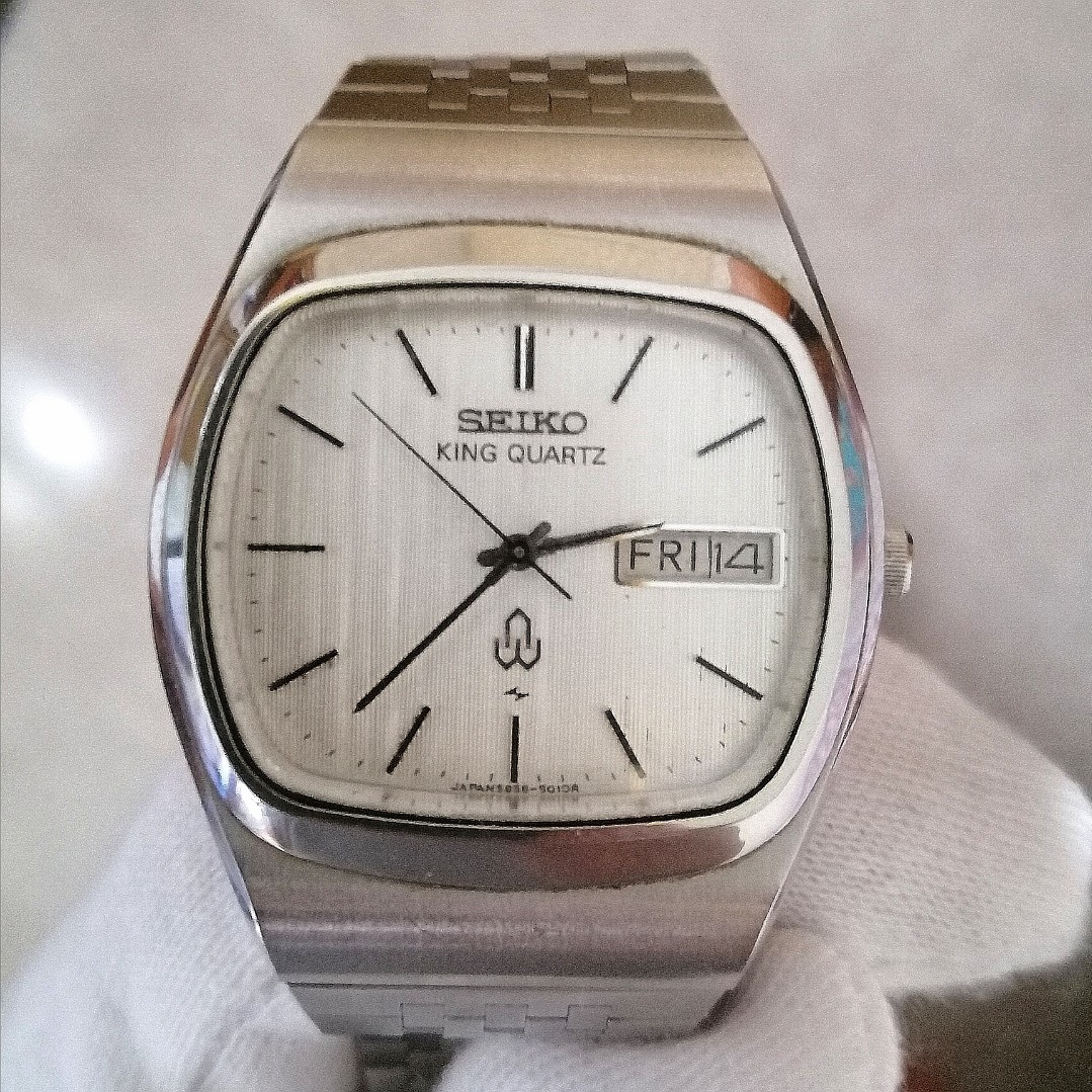 Seiko King Quartz TV Dial Stainless Steel Watch, Luxury, Watches on ...