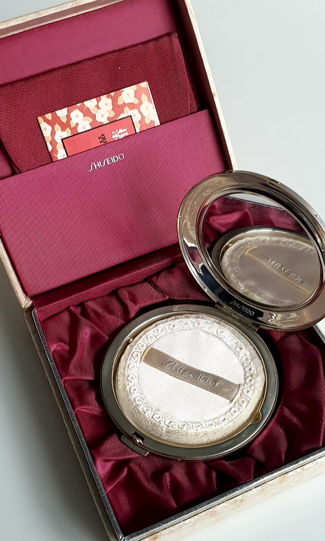 Shiseido Vintage (1972) Silver Compact Case in Original Presentation ...