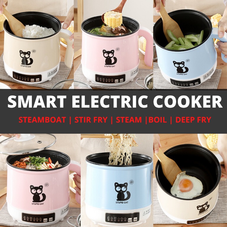 Smart Electric Multi Purpose Mini Cooker with Steamer, TV & Home ...