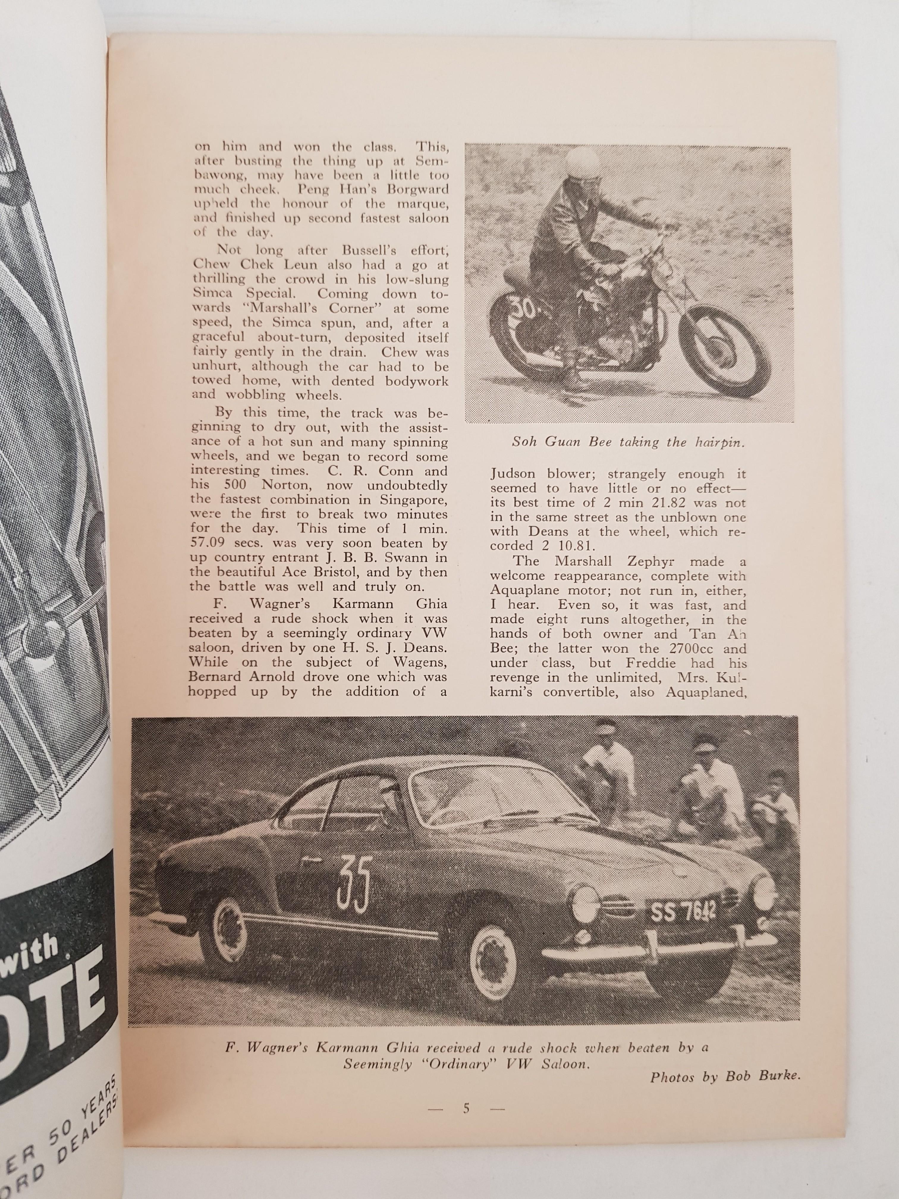 The S.M.C. gazette Singapore motor club magazine, Hobbies & Toys ...