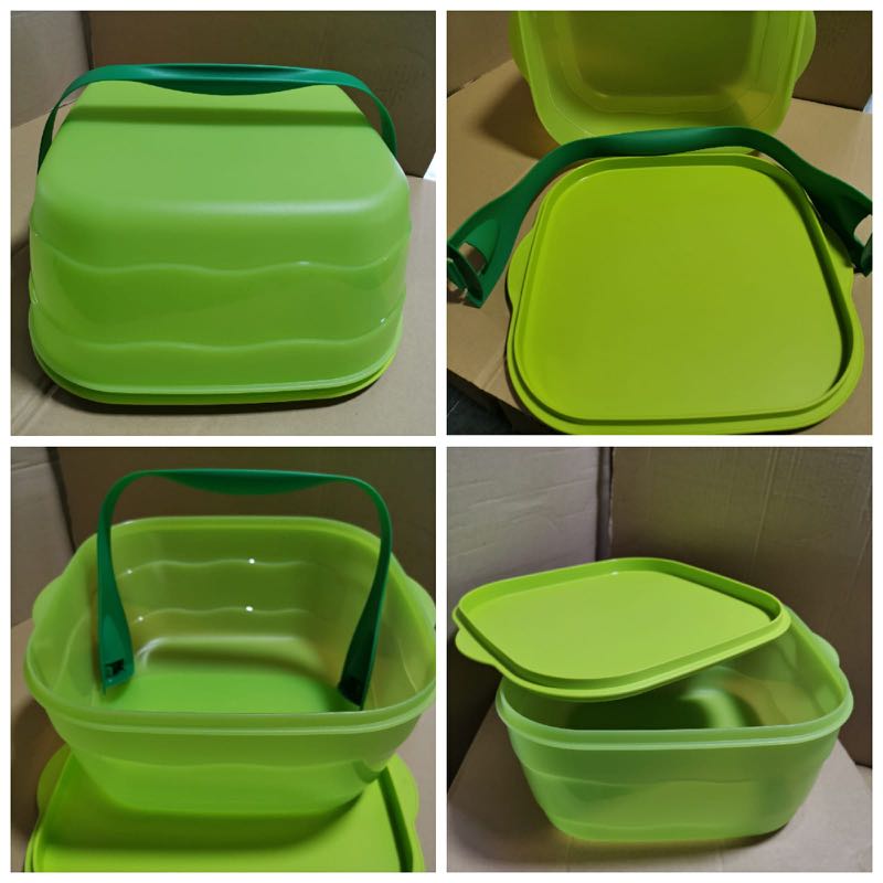 Tupperware Square cake taker, Furniture & Home Living, Kitchenware ...