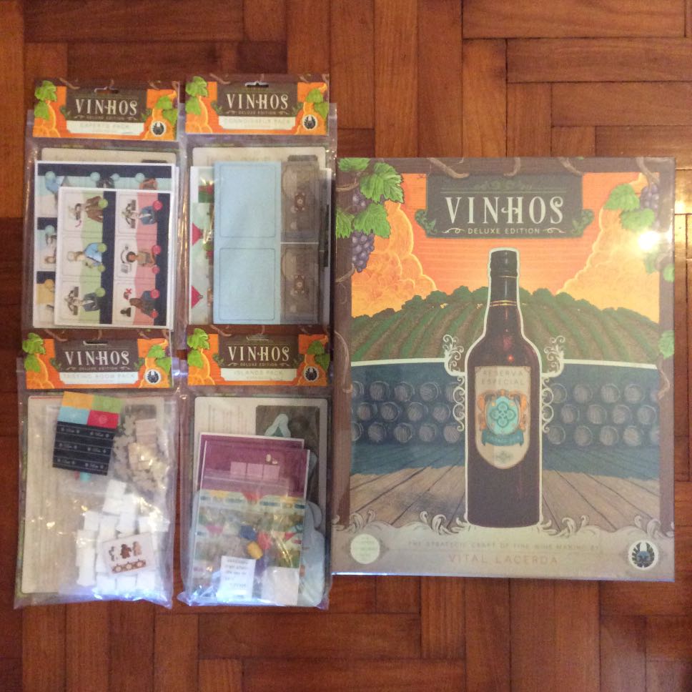 Vinhos Deluxe Kickstarter edition board game, Toys & Games, Board Games ...