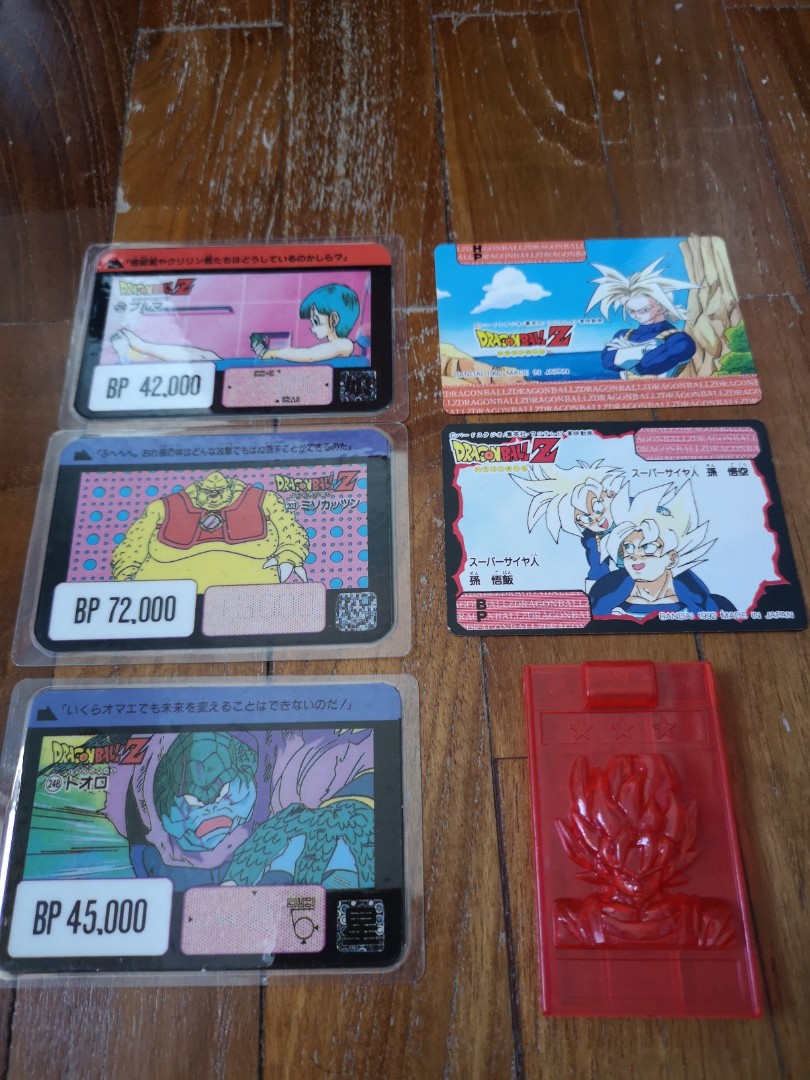 Vintage Dragon Ball Cards with Power Reader, Hobbies & Toys, Toys ...