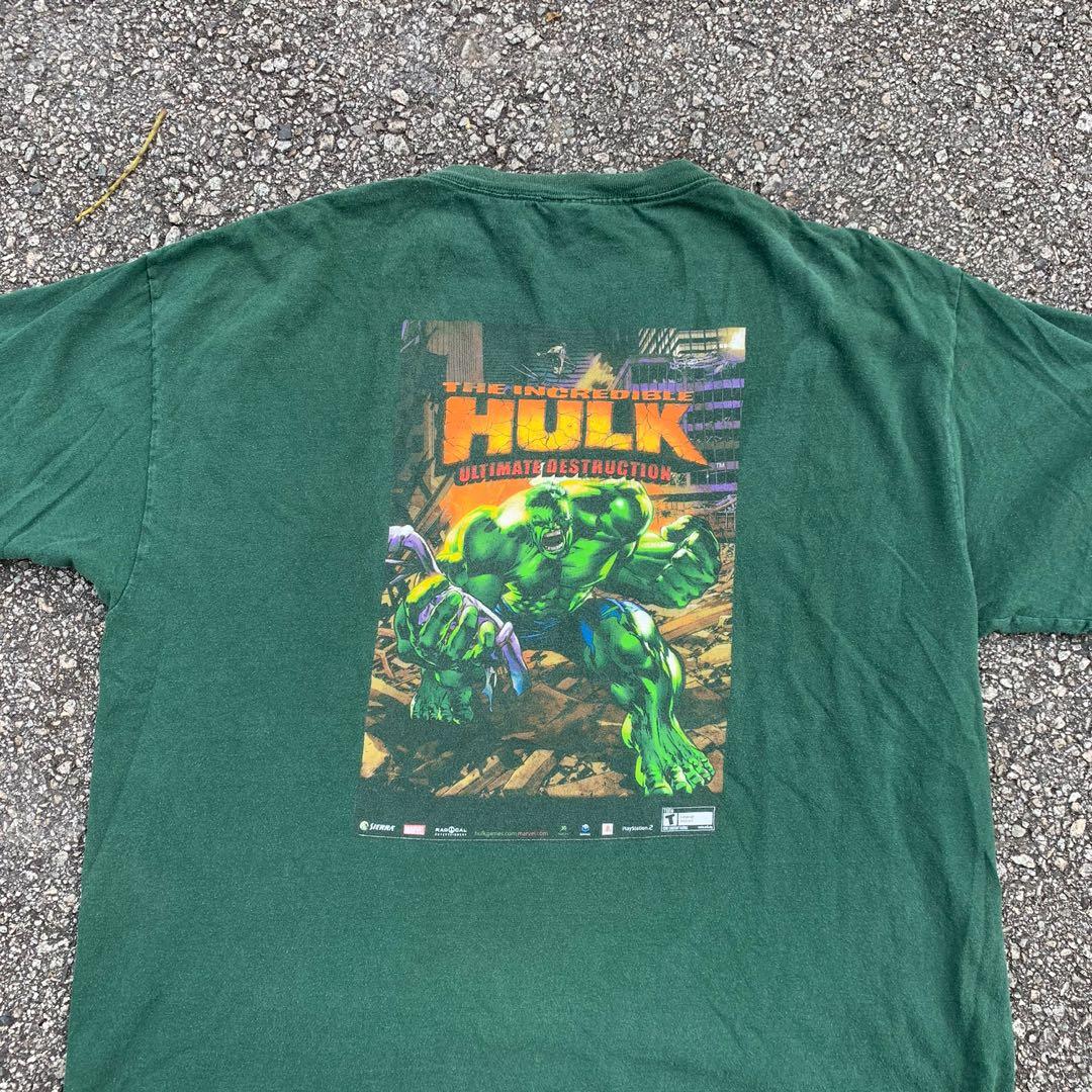 Vintage Marvel Hulk Tee, Men's Fashion, Clothes, Tops on Carousell