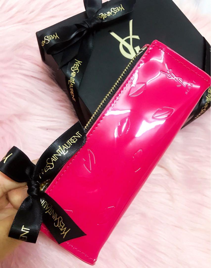 YSL beaute small pouch, Luxury, Bags & Wallets on Carousell