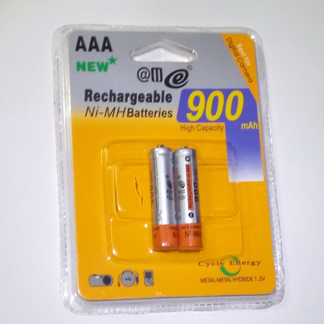 2AAA Rechargeable Ni-MH Batteries, Photography, Photography Accessories ...
