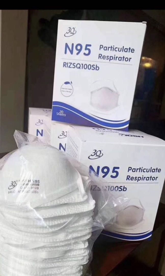 3Q Sanqi N95 口罩 3M 8210 1860, 健康及營養食用品, 口罩、面罩 - Carousell