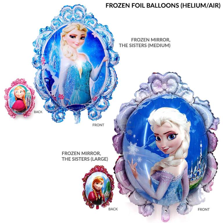 ️ Elsa's Portrait FROZEN Helium Foil Balloon ️ [READY STOCK], Design ...