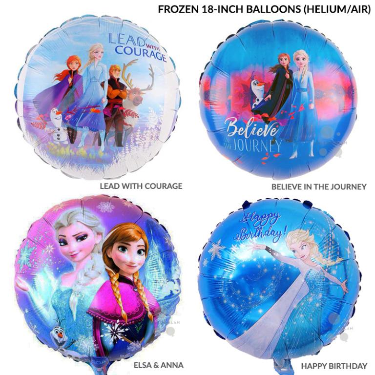 ️ Elsa's Portrait FROZEN Helium Foil Balloon ️ [READY STOCK], Design ...