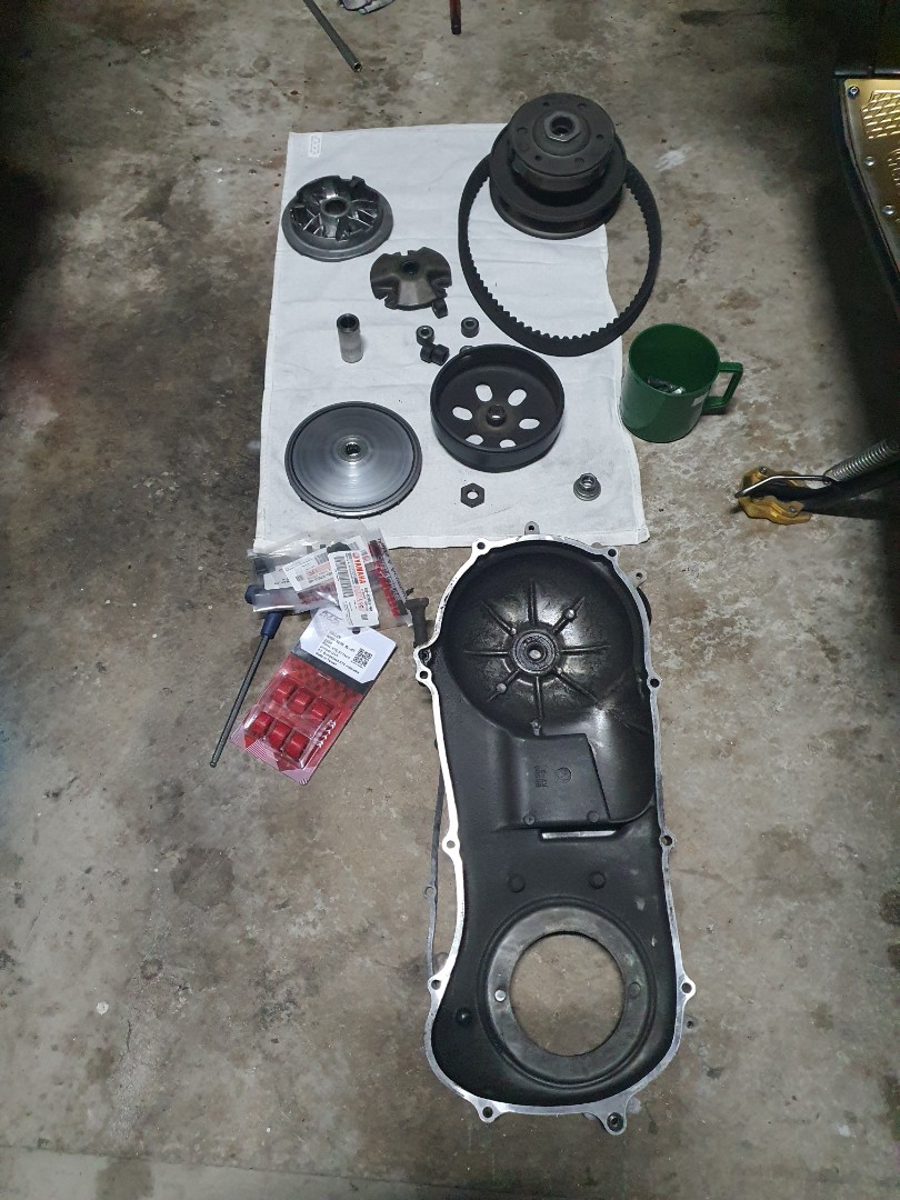 Aerox CVT service, Motorcycles, Motorcycle Accessories on Carousell