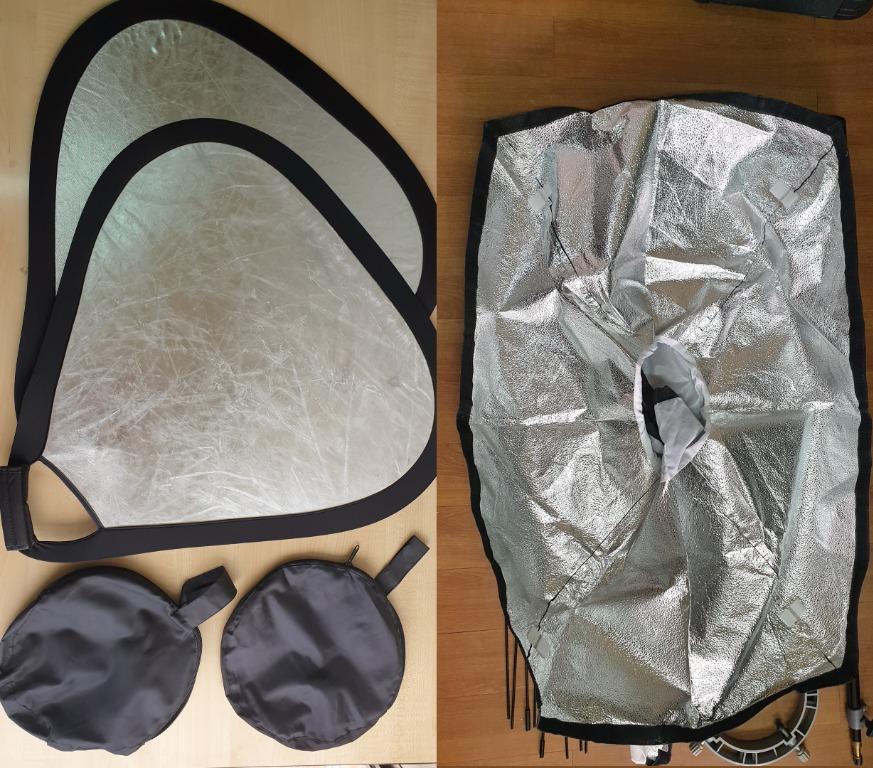 Boling/Prolite Studio Lights (x3 Strobe, Wireless Trigger, Softbox ...