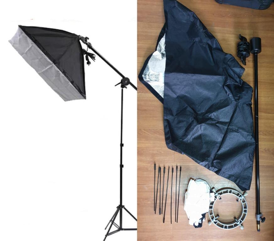 Boling/Prolite Studio Lights (x3 Strobe, Wireless Trigger, Softbox ...