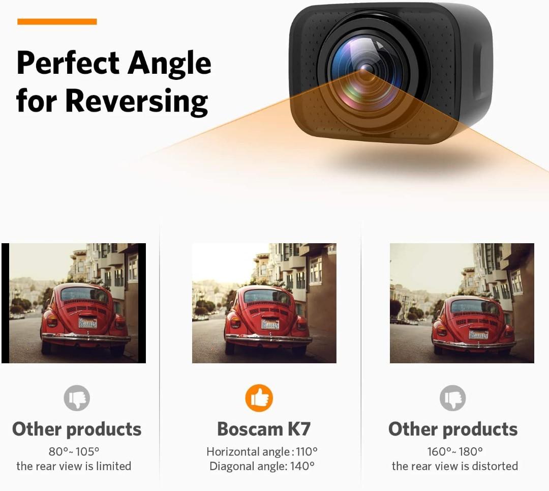 Boscam K7 wireless backup camera (cars, suvs, vans, lorry, long ...
