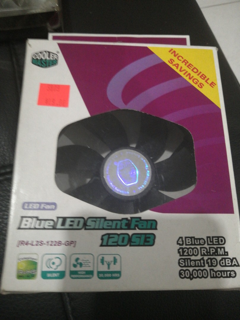 Cool master fan 120 x120x25cm, Computers & Tech, Parts & Accessories ...