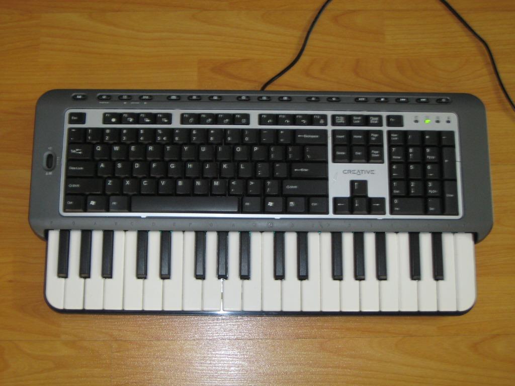 Creative Prodikeys Midi Keyboard Model : CF0040, Hobbies & Toys, Music ...