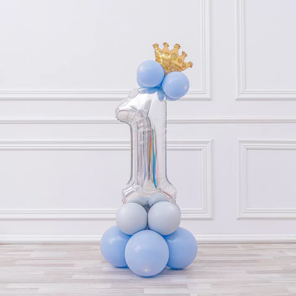 DIY number balloon column set, Design & Craft, Others on Carousell