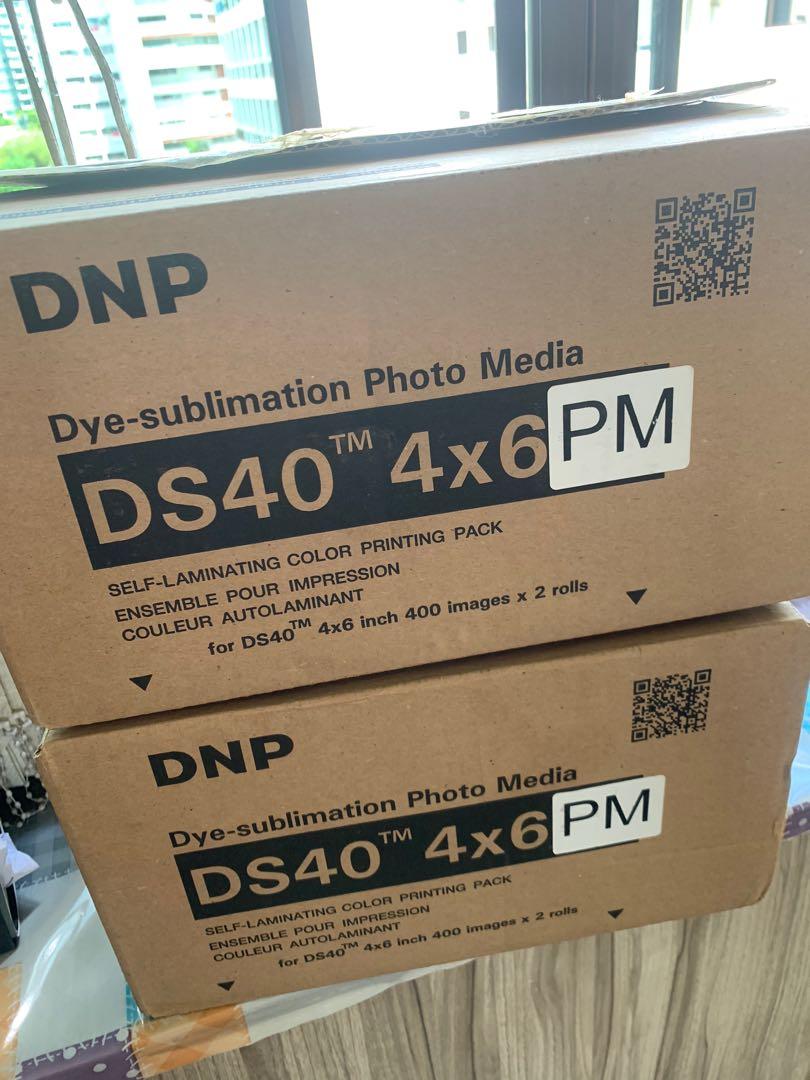 DNP -DS40“4x6” perforated paper x 4 rolls, Everything Else on Carousell