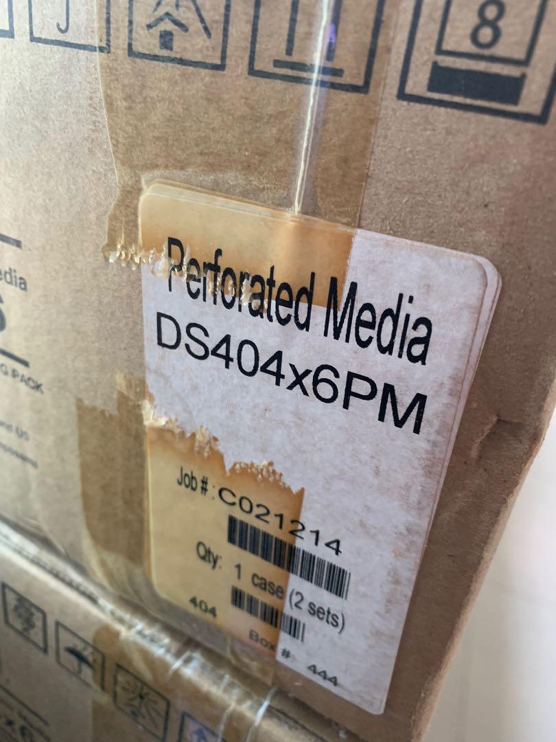 DNP -DS40“4x6” perforated paper x 4 rolls, Everything Else on Carousell