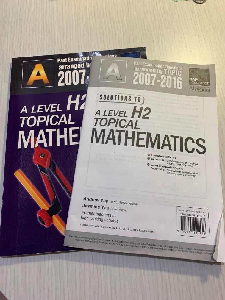 H2 topical math, Hobbies & Toys, Books & Magazines, Assessment Books on ...