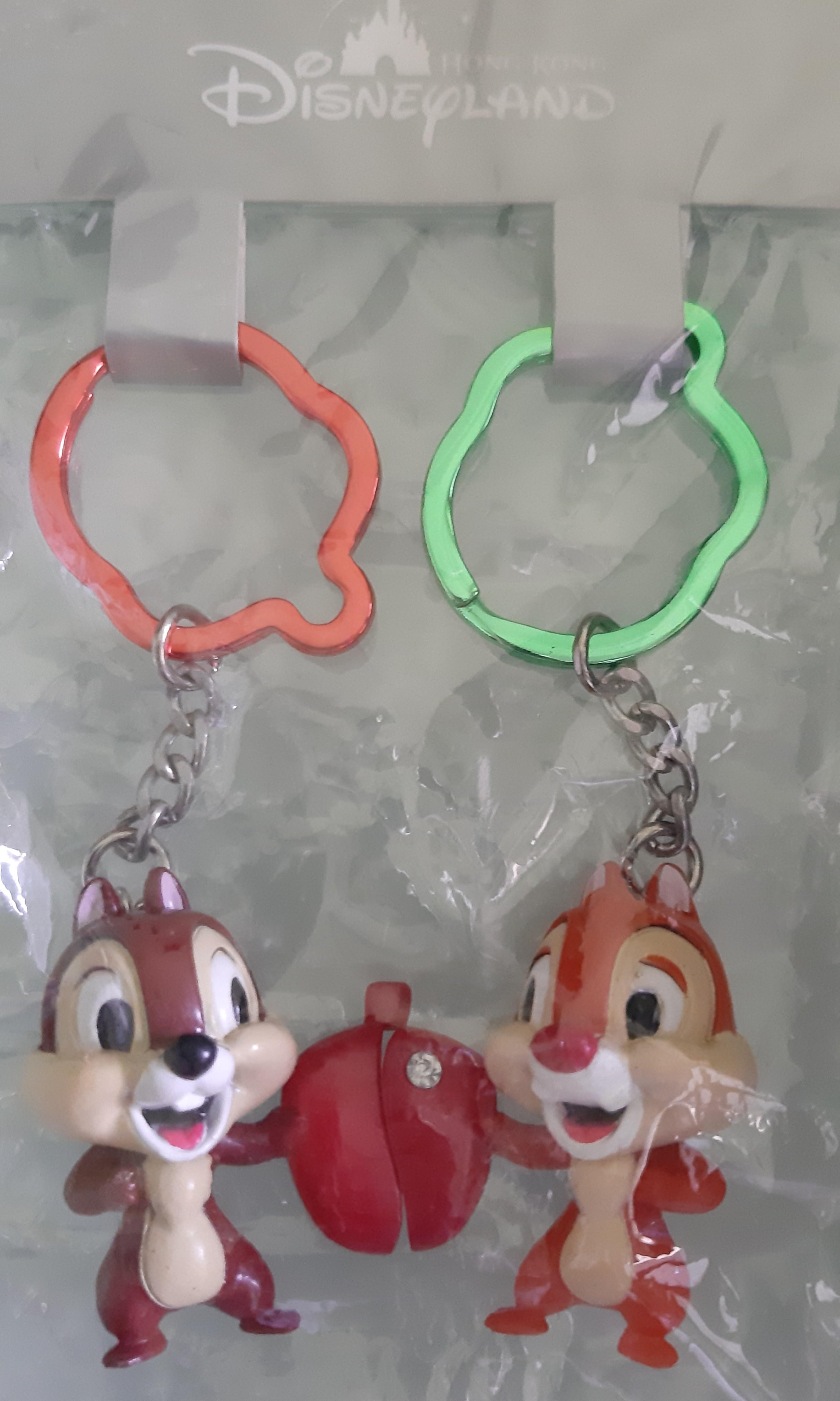 HK Disneyland Chip & Dale Keychain, Hobbies & Toys, Collectibles ...