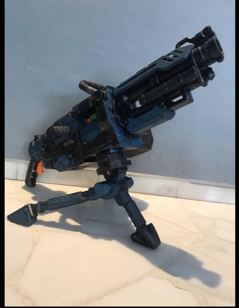 Hot Battery operated Painted Nerf Vulcan EBF-25 auto spring action ...