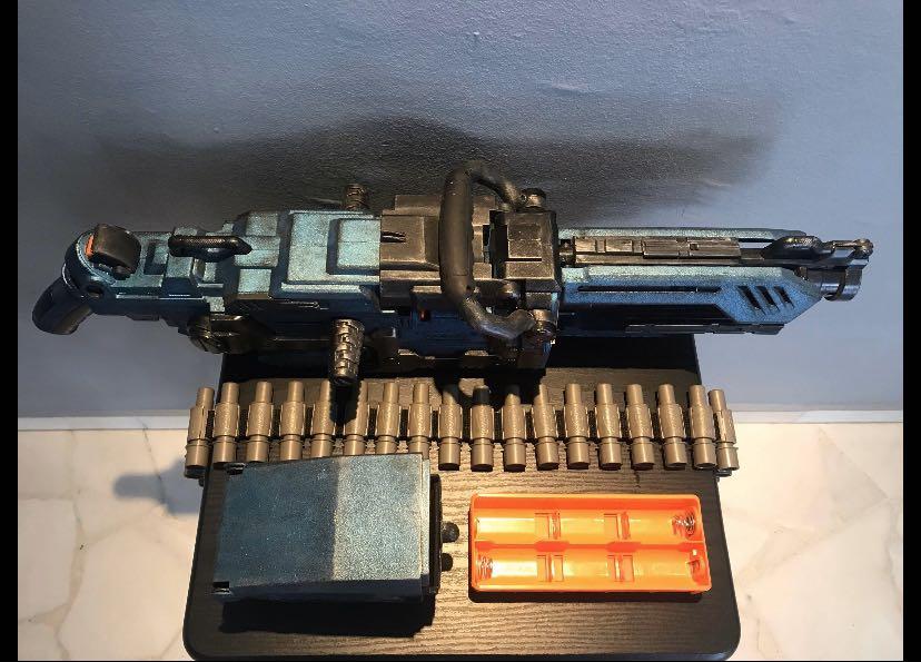 Hot Battery operated Painted Nerf Vulcan EBF-25 auto spring action ...