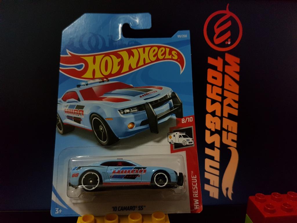 Hot Wheels HW RESCUE NO. 68 HWPD INTERCEPTOR '10 CAMARO SS (SKY BLUE ...