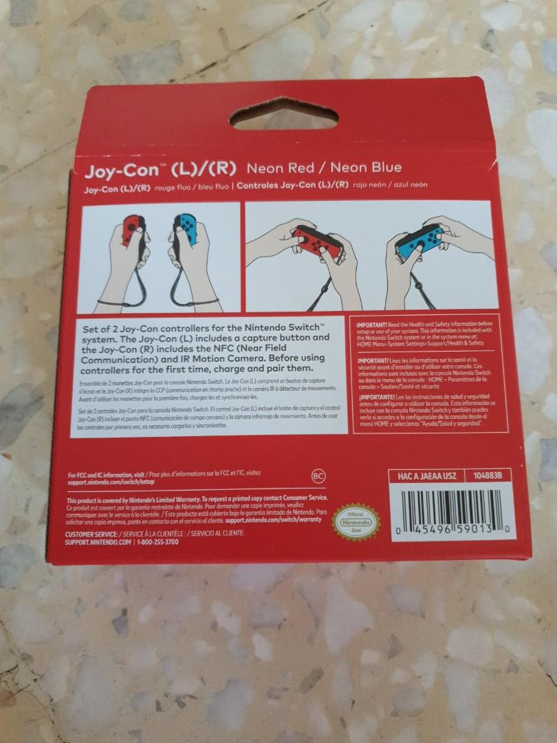 Joycons ( Red & Blue ) [SWITCH], Video Gaming, Video Game Consoles ...