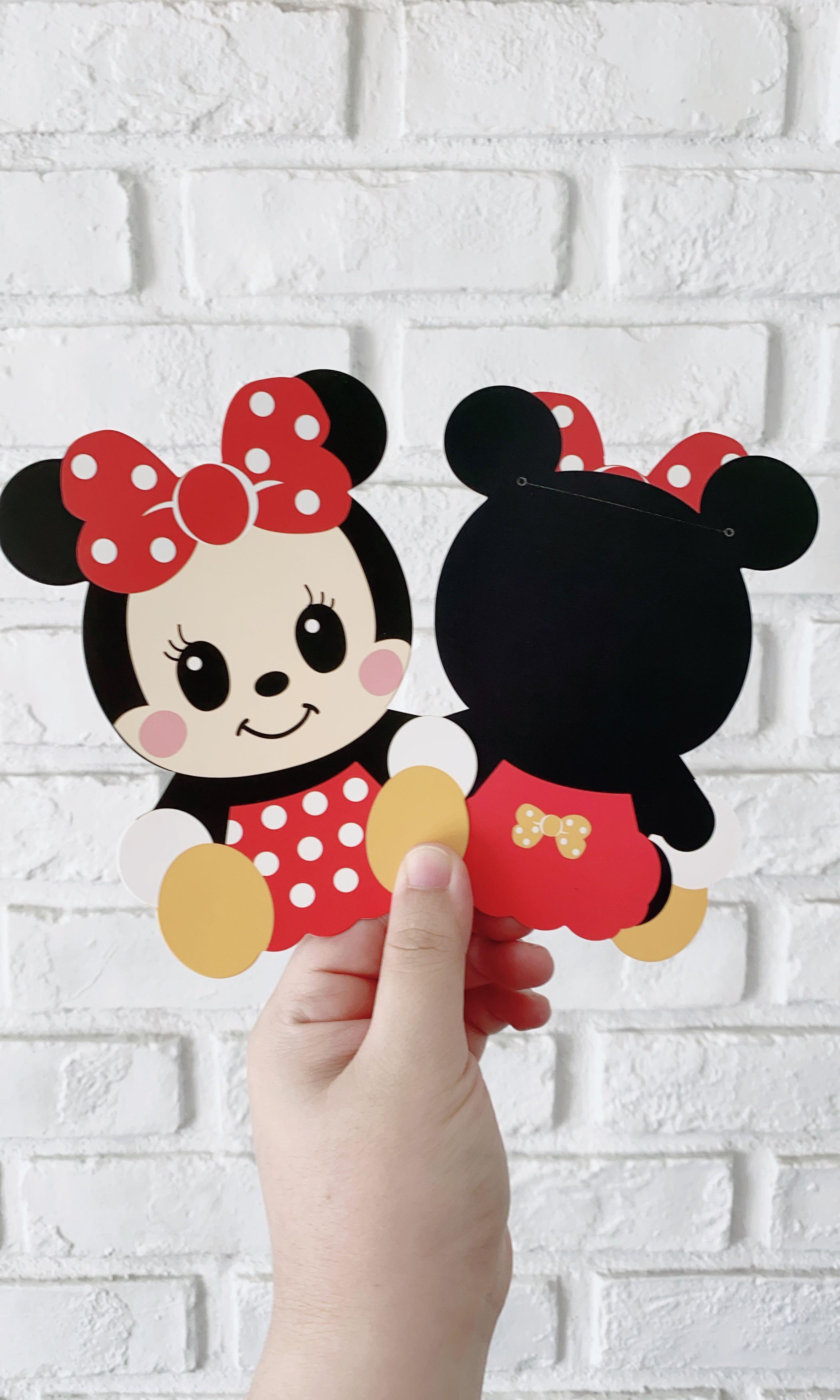 Minnie Mouse Disney, Design & Craft, Art & Prints on Carousell