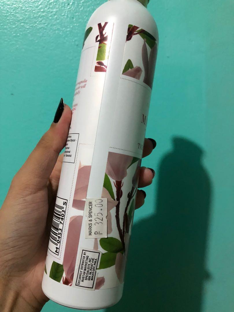M&S Magnolia Silky Talcum Powder, Beauty & Personal Care, Face, Face ...