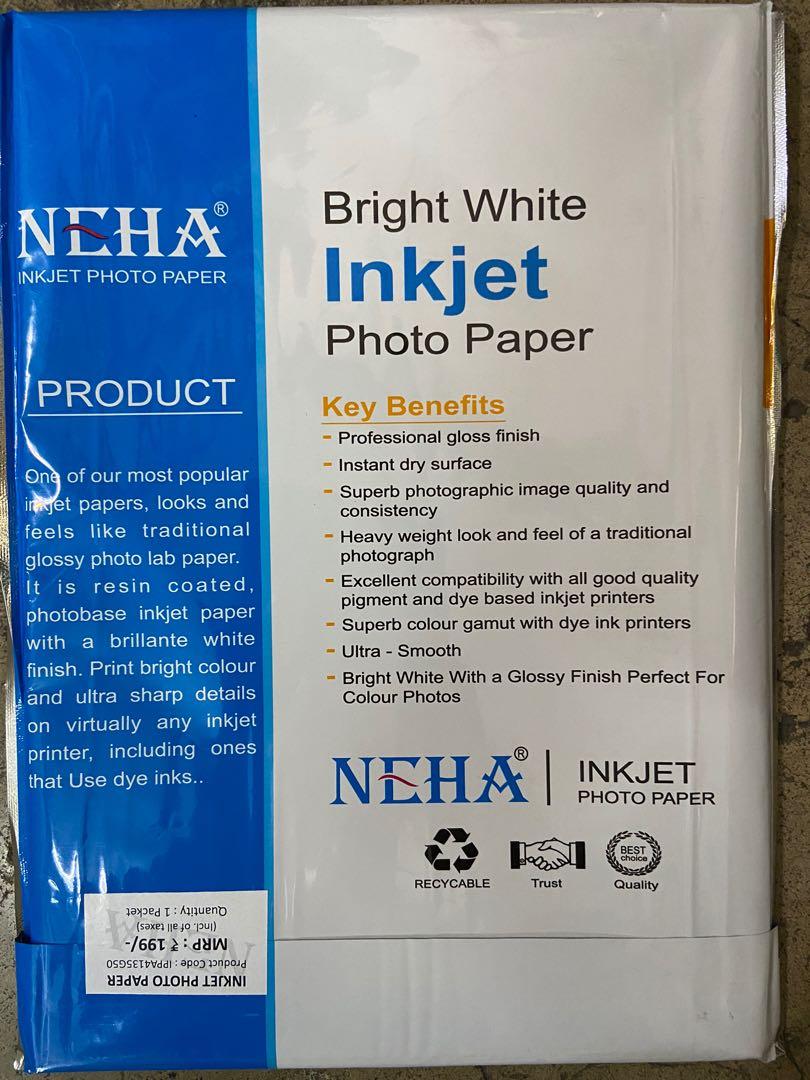 Photo High Quality Ink Jet Paper (A4 size), Computers & Tech, Printers ...