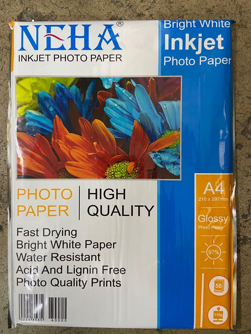 Photo High Quality Ink Jet Paper (A4 size), Computers & Tech, Printers ...