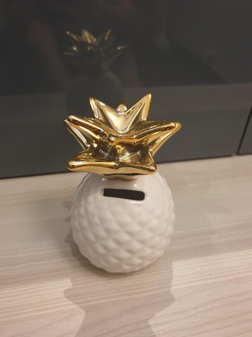 Pineapple coin bank, Furniture & Home Living, Home Decor, Other Home ...