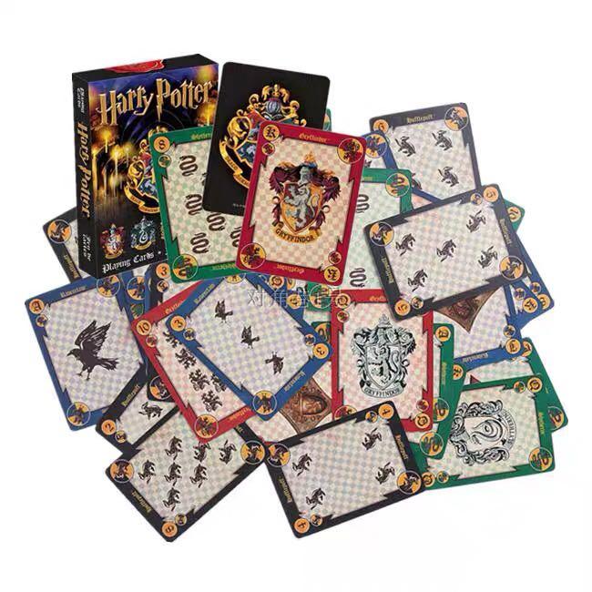 PO: Harry Potter Hogwarts Playing Poker Deck Cards, Toys & Games, Board ...
