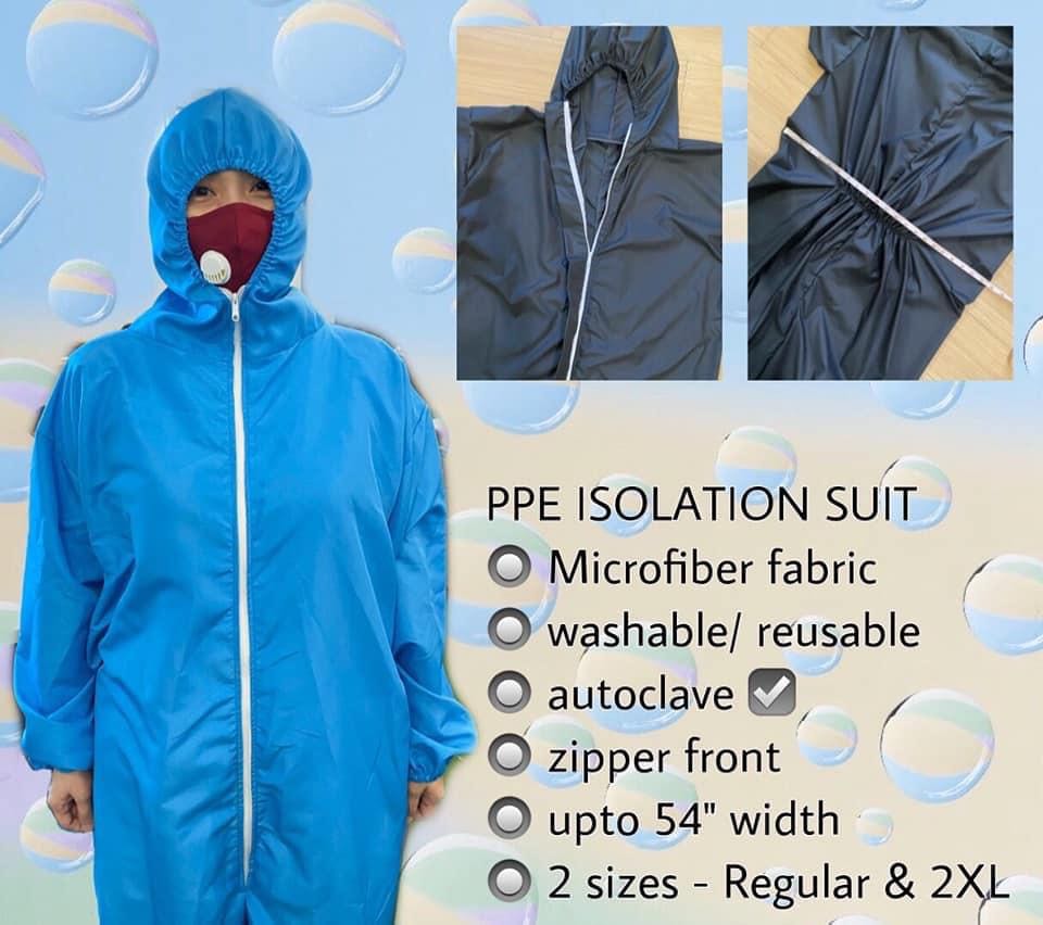 PPE Isolation Suit, Women's Fashion, Swimwear, Rash guard on Carousell