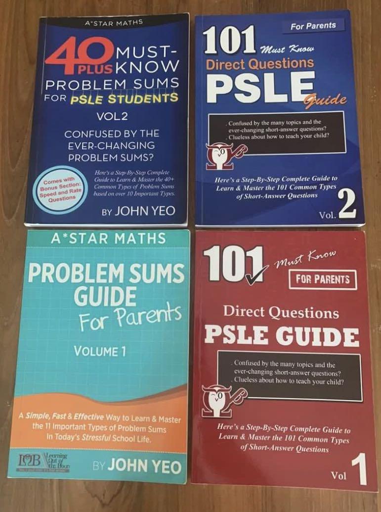 PSLE Primary Maths Problem Sum, Books & Stationery, Textbooks, Primary ...