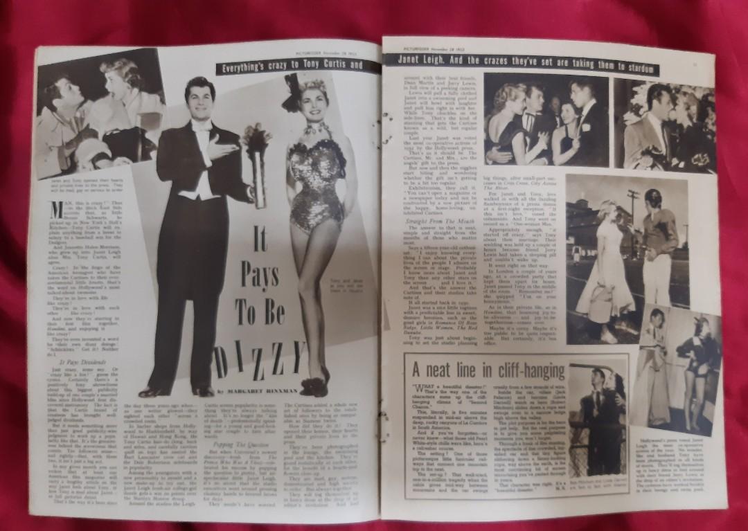 RORY CALHOUN / ABBE LANE 1953 Hollywood Film Stars Poster Collectible ...