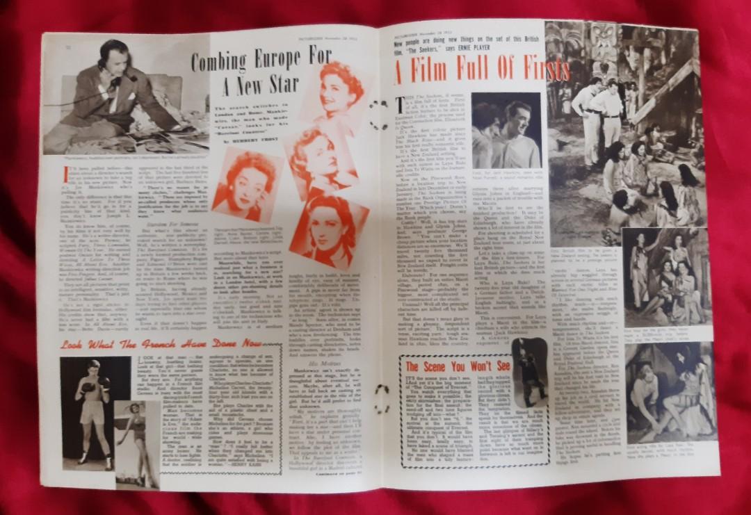 RORY CALHOUN / ABBE LANE 1953 Hollywood Film Stars Poster Collectible ...