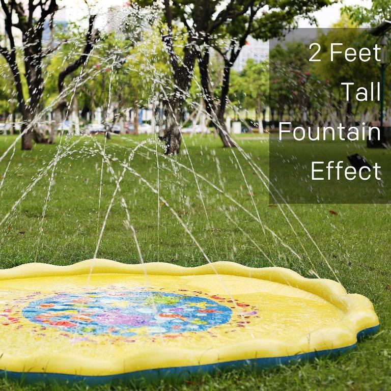 SainSmart Jr. Kids Water Splash Mat Outdoor, Babies & Kids, Infant ...