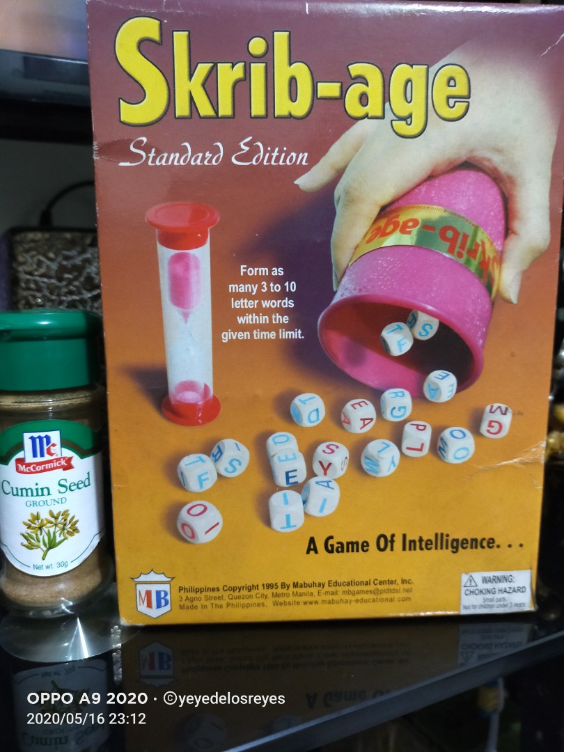 Skrib-age Game, Hobbies & Toys, Toys & Games on Carousell