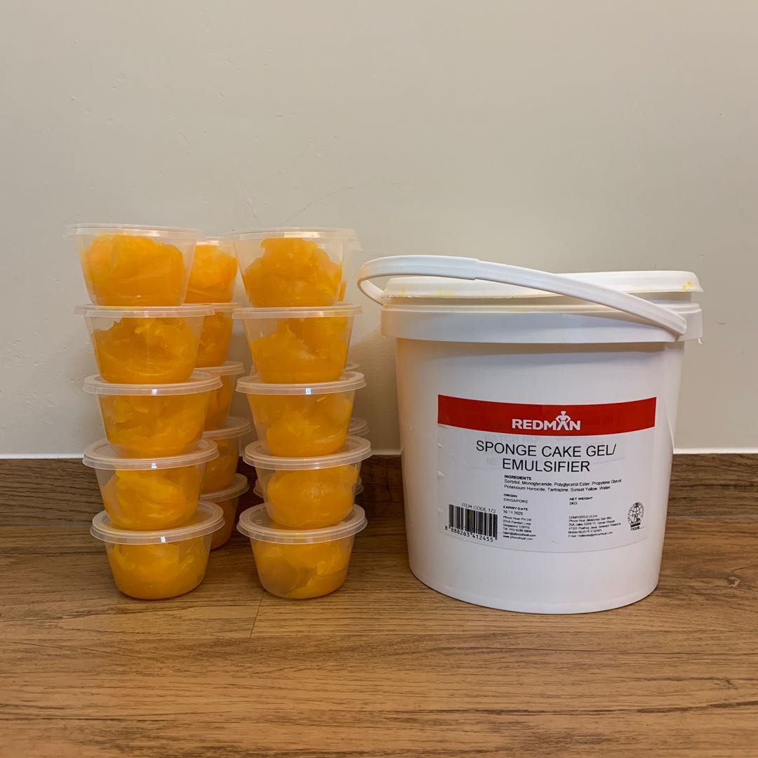 Sponge Gel/Emulsifier/Ovalette, Food & Drinks, Fresh Produce on Carousell