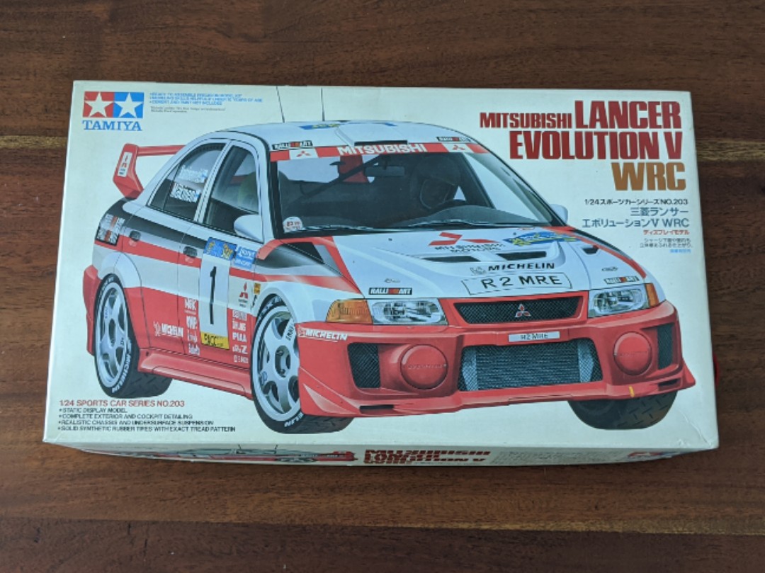 Tamiya Mitsubishi Lancer Evolution V WRC 1/24 Sports Car Series No.203 ...