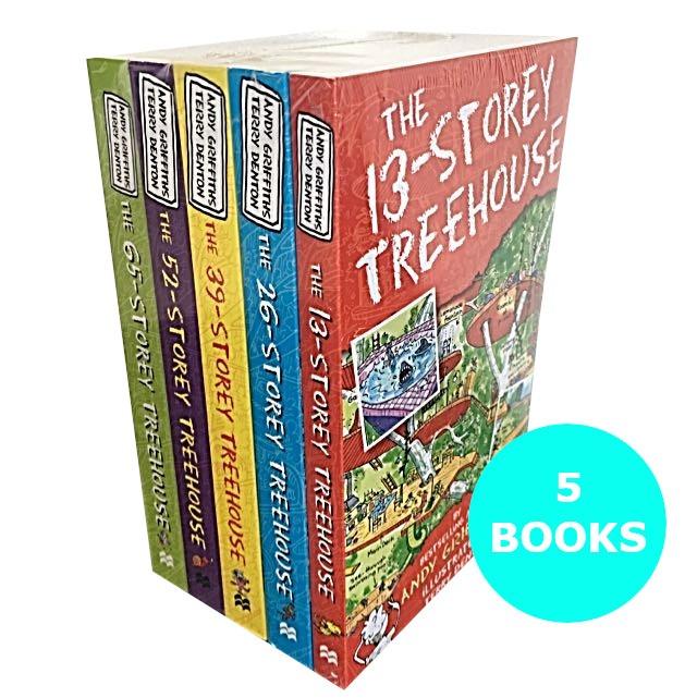 The 13-storey Treehouse Collection (5 Books), Books & Stationery ...