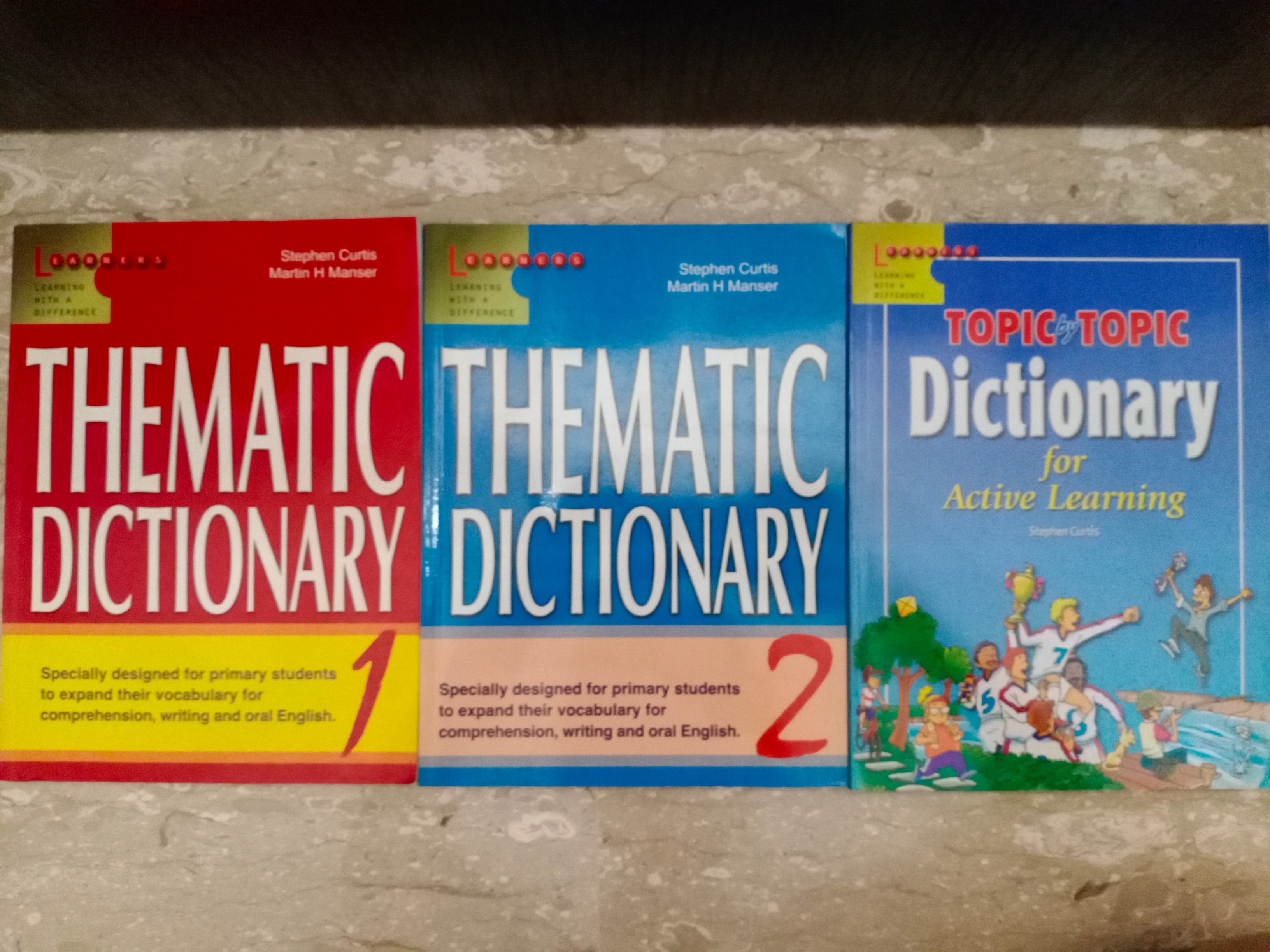Thematic Dictionary for Primary School, Hobbies & Toys, Books ...