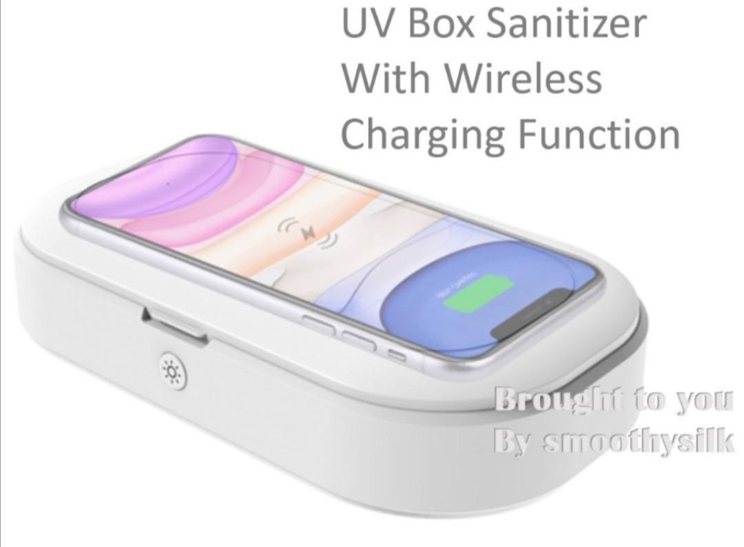 UV Box Sanitizer with Wireless Charging and Aroma (PROMO 1 units ONLY ...