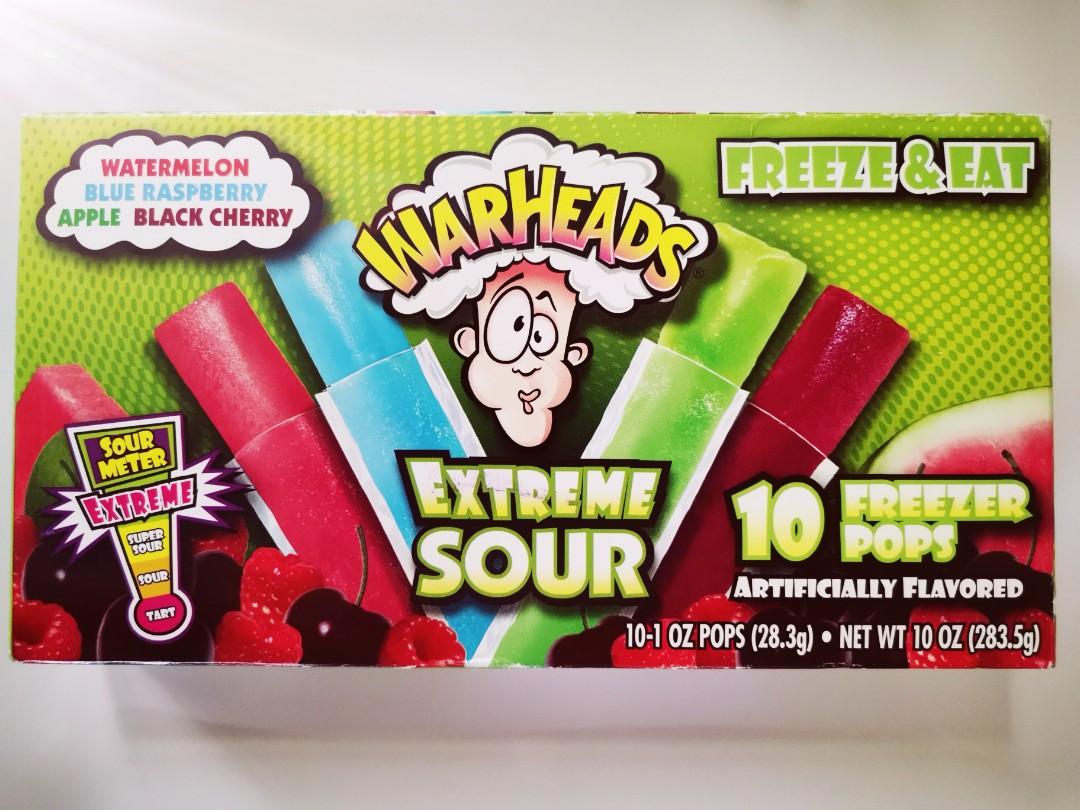 Warheads freezer pops, Food & Drinks, Local Eats on Carousell