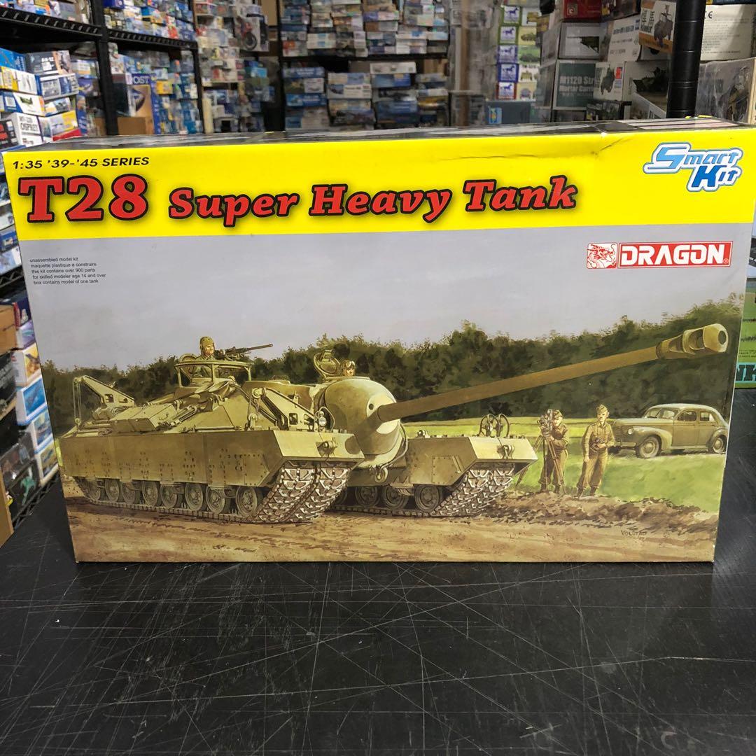 1/35 Dragon US T28 Super Heavy Tank Model Kit #6750, Toys & Games ...
