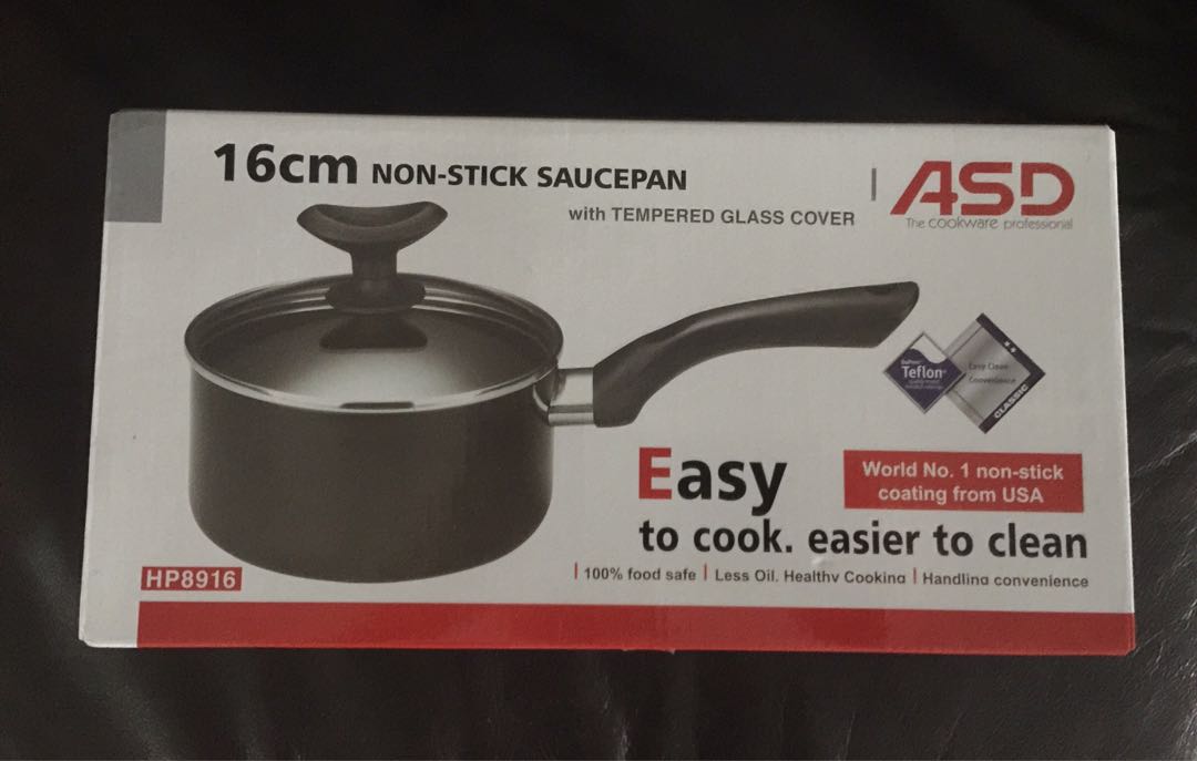 ASD Non-stick Sauce Pan, Furniture & Home Living, Kitchenware ...