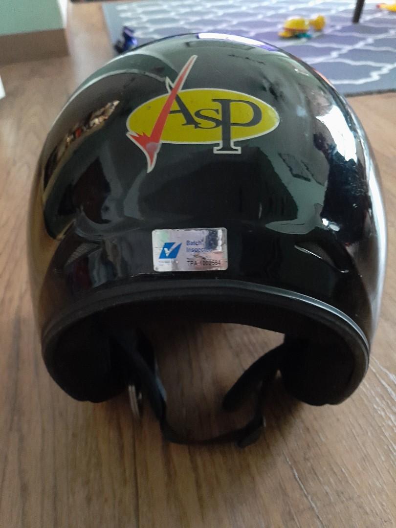 Asp helmet, Motorcycles, Motorcycle Accessories on Carousell